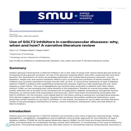 Use of SGLT2 inhibitors in cardiovascular diseases_ why, when and how ...