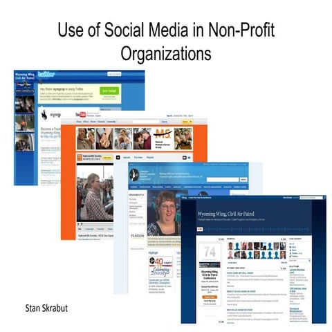 Use Of Social Media In Non Profit Organizations | PPTX