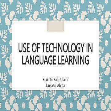 Use of Technology in Language Learning.pptx