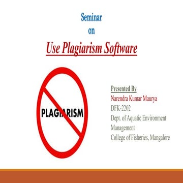 Use Plagiarism Software.pptx