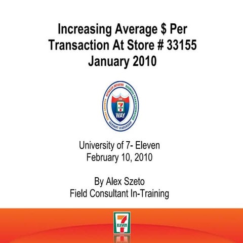 Increasing Average Transactions | PPT | Sales | Business