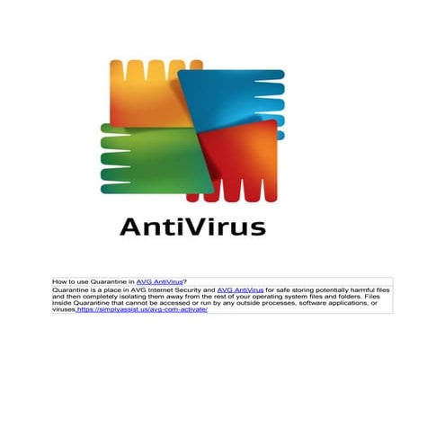 How to use Quarantine in AVG AntiVirus? | PDF