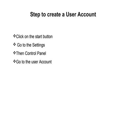 User account | PPT