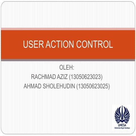 User action control (UAC) | PPTX