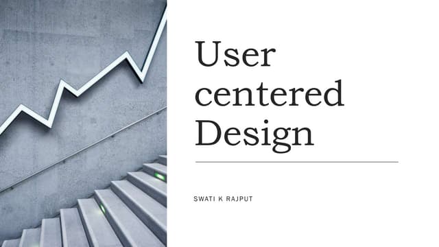 User Centered Design | PPTX