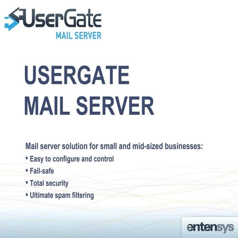 UserGate Mail Server | PPT