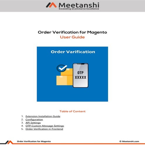 Magento Order Verification | PDF
