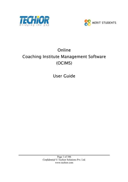 School Management Software | PDF