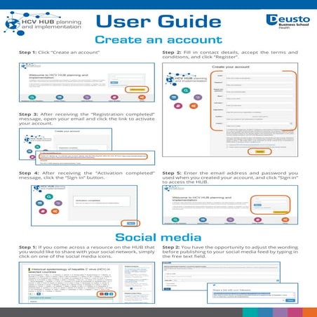 HCV HUB Planning and Implementation: User Guide | PDF | Social Networking | Internet