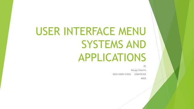 How to Select the Correct Menu Icon for the Website Navigation | PPTX