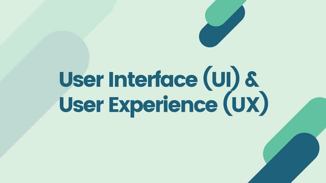 User Interface (UI) & User Experience (UX).pdf User Interface (UI) & User Experience (UX).pdf