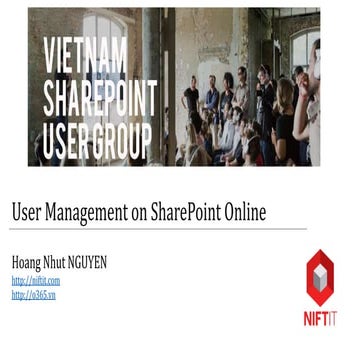 User and License Management on SharePoint Online | PPTX | Operating ...