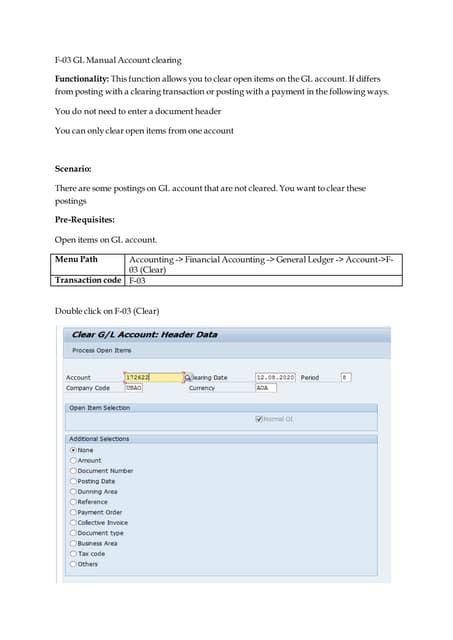 Fb08 how to reverse a document in sap t code | PDF