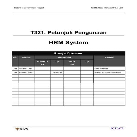 User manual hrm v2.0 | DOC