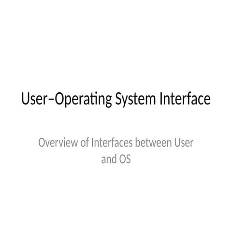 Operating system module1 User_OS_Interface.pptx
