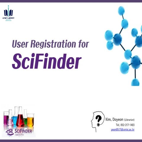 Scifinder Web User Registration Eng