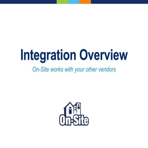 Integrations and On-Site | PPTX