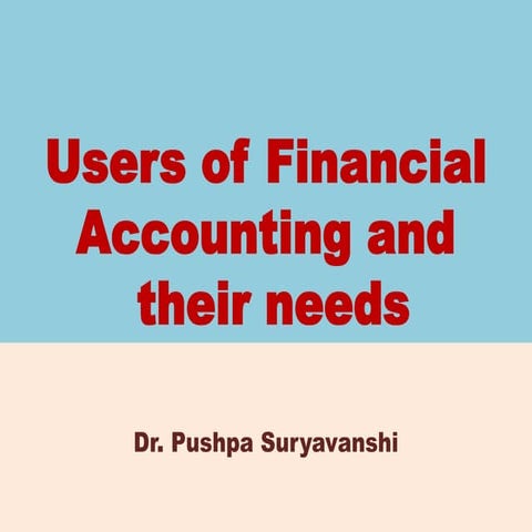 Accounting Users | PPT