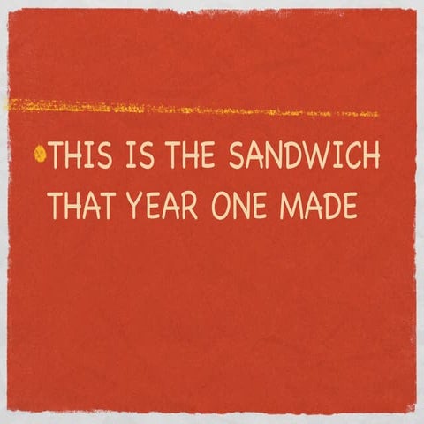 These are the sandwiches Year 1 made. | PDF