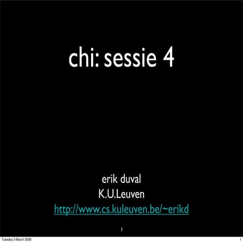 CHI: sessie 4 | PDF