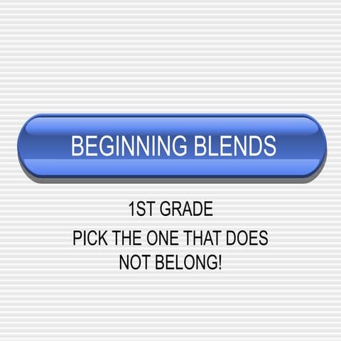 Beginning Blends | PPT