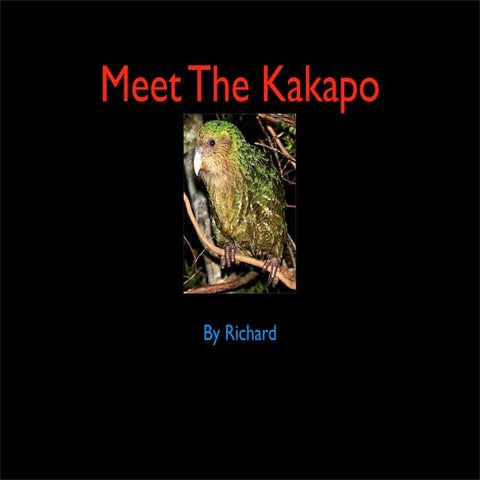 Kakapo slideshow | PDF
