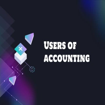 Users of Accounting Information | PDF