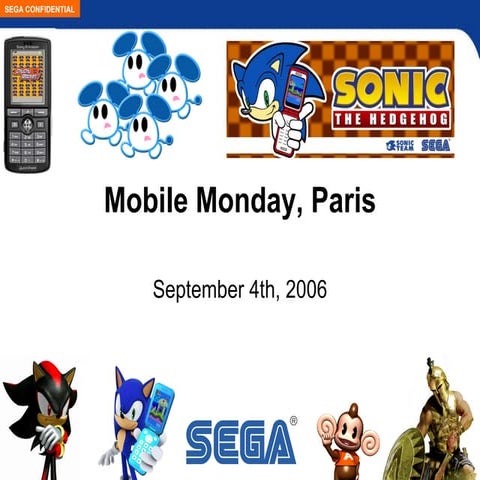 SEGA Mobile Gaming Europe | PPT | Home Entertainment Systems | Consumer ...