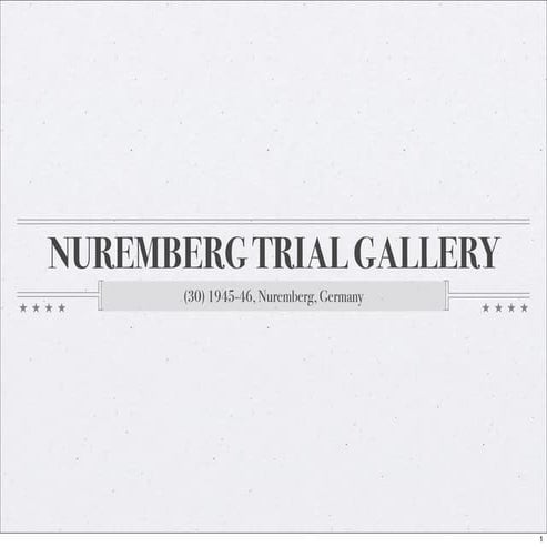 Nuremberg Trials Gallery | PDF
