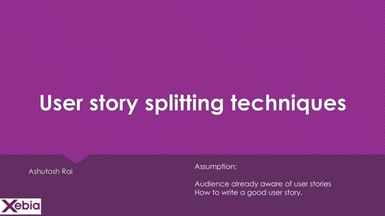 Story splitting-flowchart | PPT