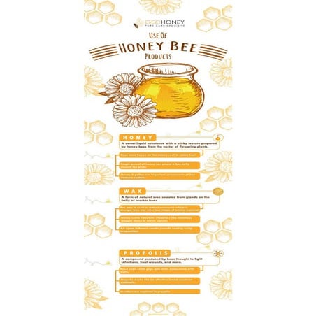 Uses of Honey Bee Products | PDF