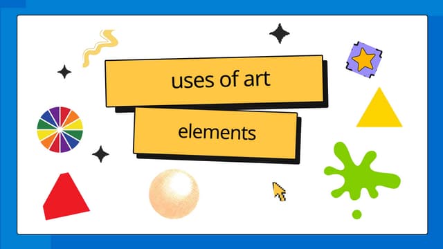 The Elements of Art | PPTX