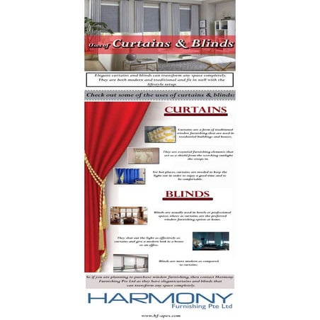 Uses of Curtains & Blinds | PDF