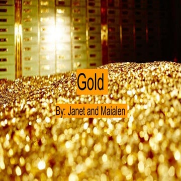 Uses of gold (1) | PPTX