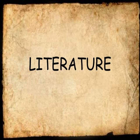 Literature - Humanities and Arts | PPT