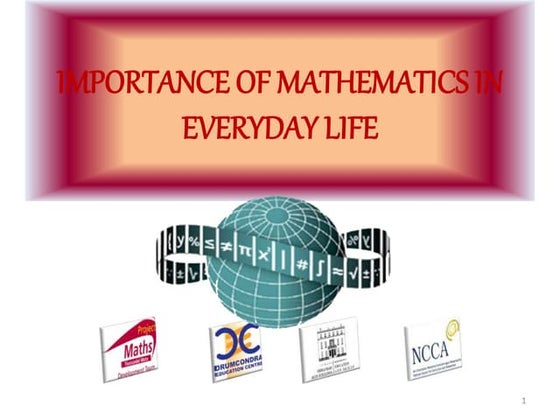 Maths in daily life | PPTX