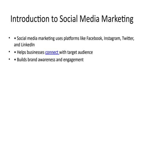 TOPUses of SocialMedia Marketing in 2025 | PPTX