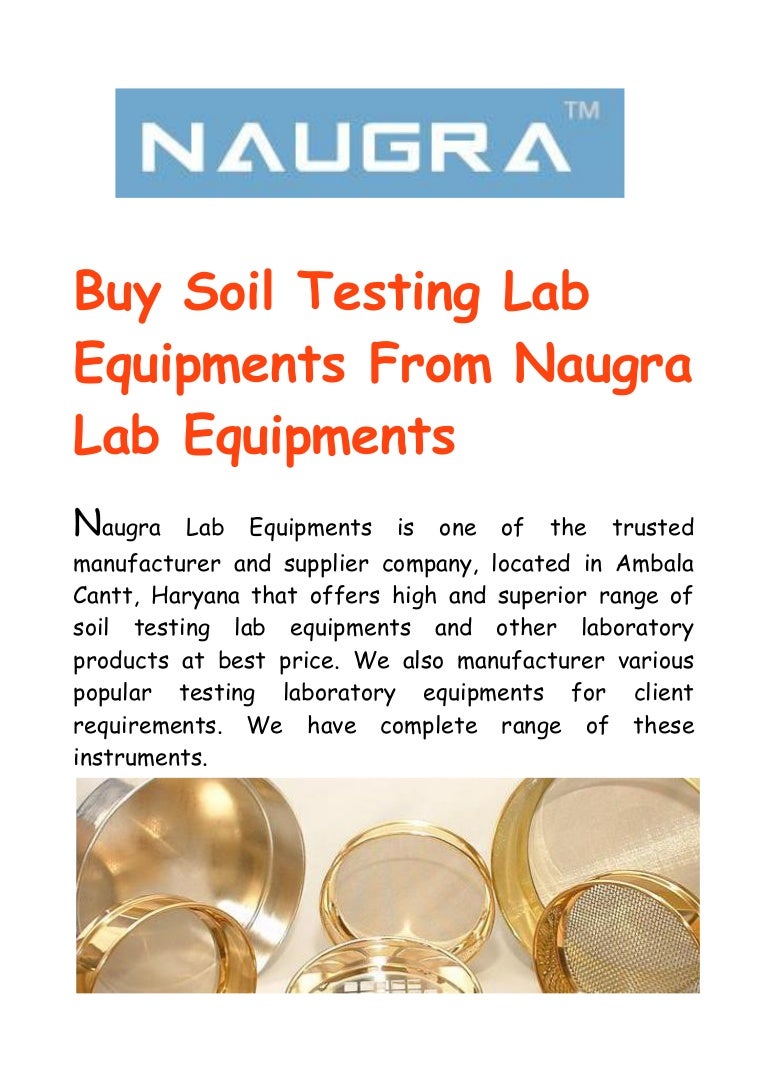 Uses Of Soil Testing Lab Equipments uses-of-soil-testing-lab-equipments
