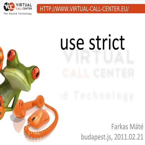 Use strict | PPT