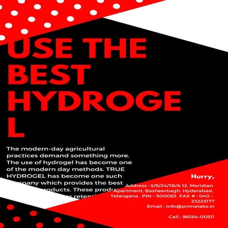 Use the best hydrogel | PDF