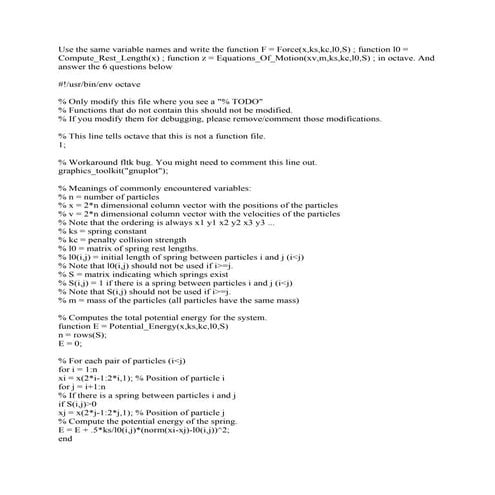 Use The Same Variable Names And Write The Function F Forcex Ks Kc Lpdf 7388