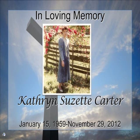 Kathy's Memorial Service | PPSX