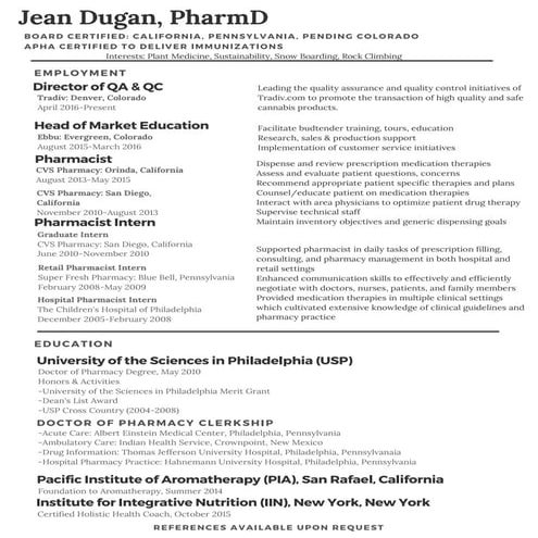 Jean's Resume | PDF