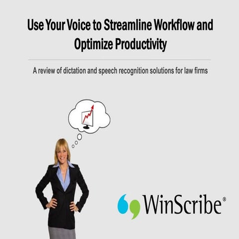 Use Your Voice To Streamline Workflow And Optimize Productivity | PPT