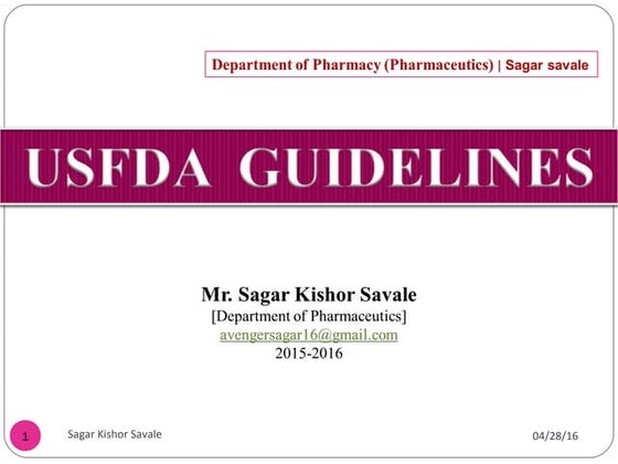 Overview of the FDA | PPT