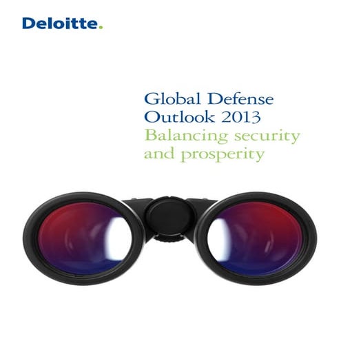 Deloitte Global Defense Outlook 2013 | PDF