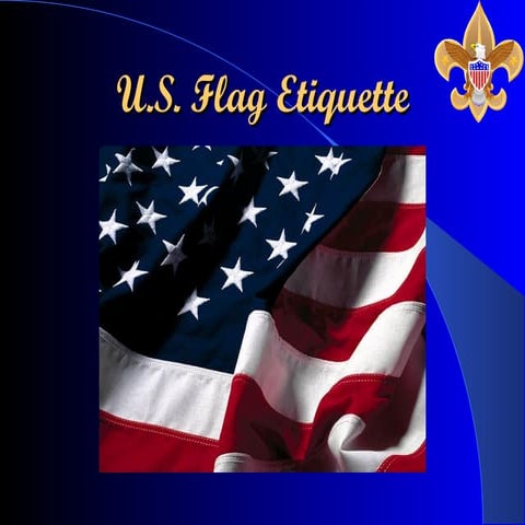 U s flag etiquette revised | PPT