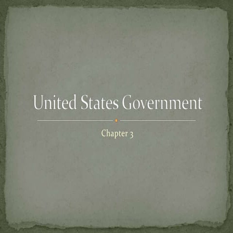 US GOVERNMENT Preamble CHPT 3 | PPT