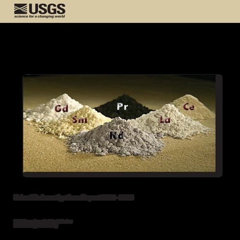 USGS: The Principal Rare Earth Elements Deposits of the United States | PDF