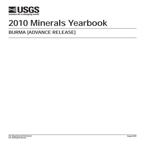 Usgs myanmar | PDF